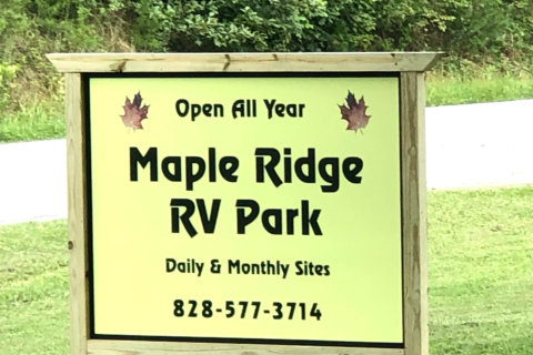 Maple Ridge RV Park in Rutherfordton NC